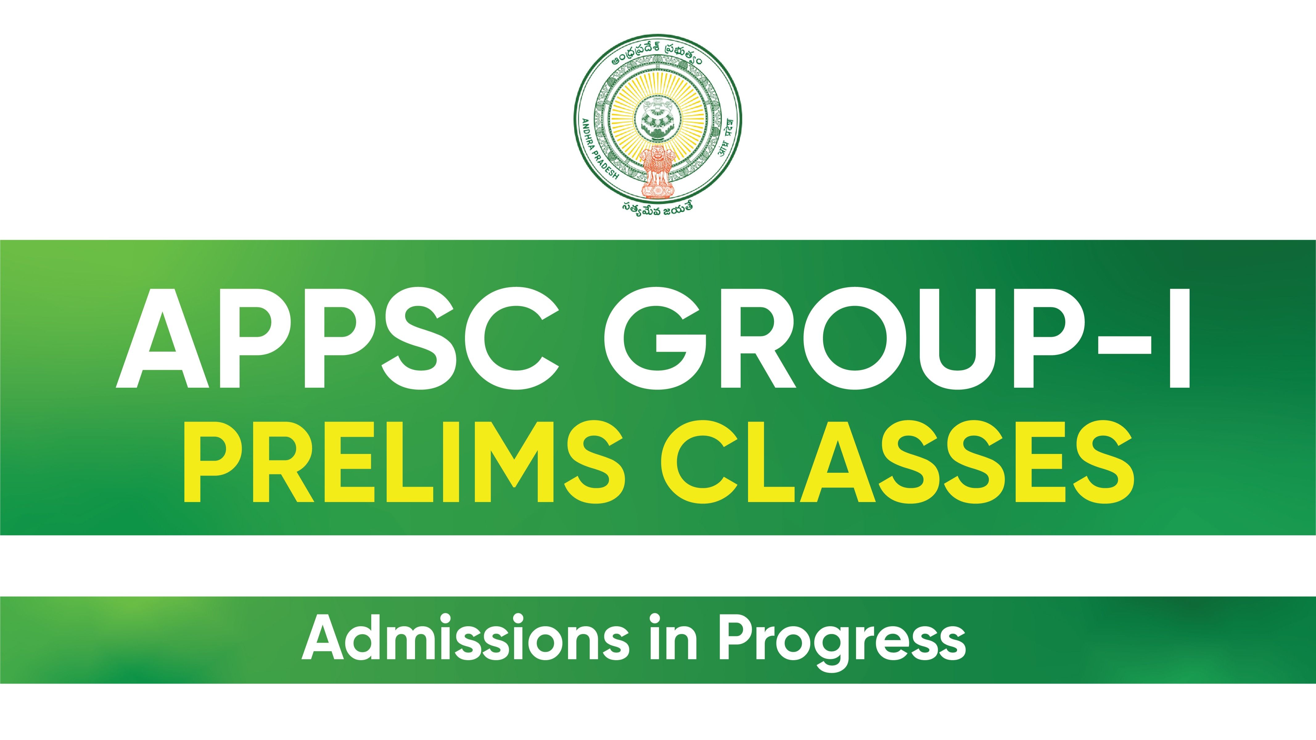 APPSC Group-1 Prelims Classes