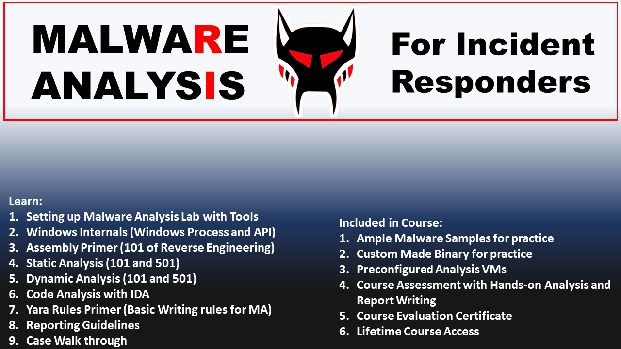 Malware Analysis for Incident Responders