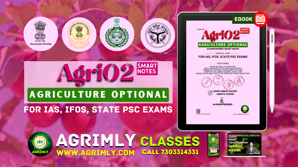AgriO2 Book - Agriculture Optional for IAS, IFoS Exams(B27)