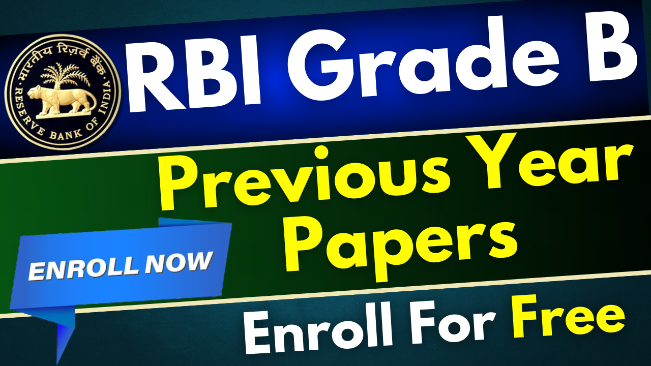 PYQs - RBI Grade B