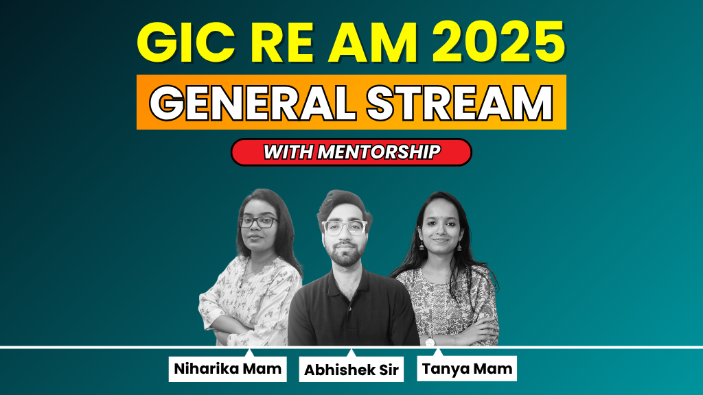 GIC RE AM General Stream 2024 Course - Complete Preparation