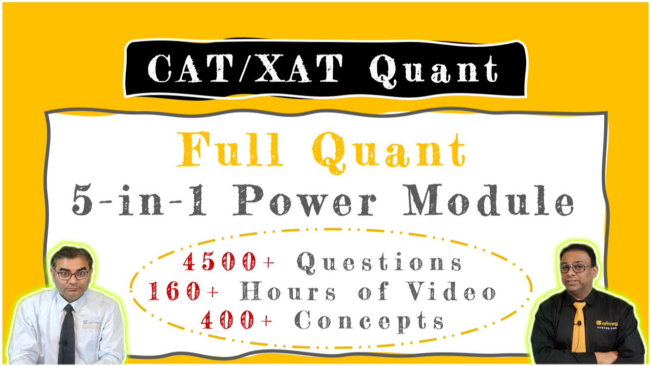 Quantitative Ability CAT 2024 / XAT 2025 Full Combo Module