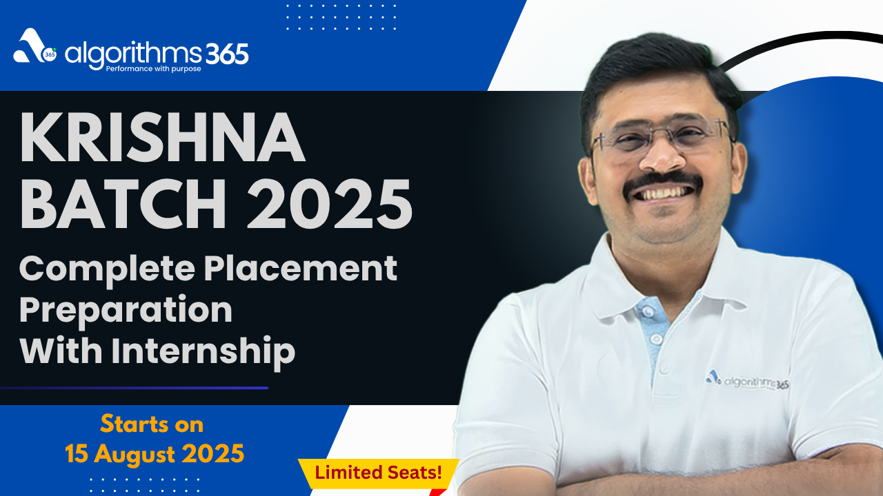 2025 Krishna Internship & SDE Placement Batch