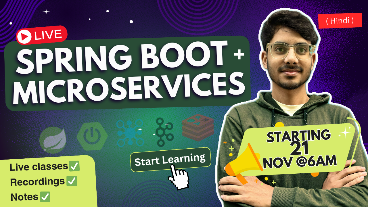 WINTER-7 Live Batch: Spring Boot & Mircroservices