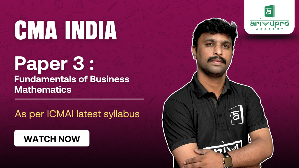 Fundamentals Of Business Mathematics Cma Online Classes