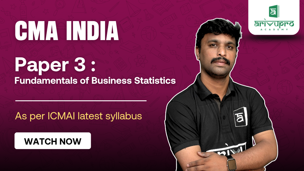 CMA Foundation Business Statistics Online Classes