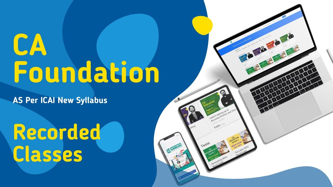 Best CA Foundation Online Course - May & Nov 2024 Exam