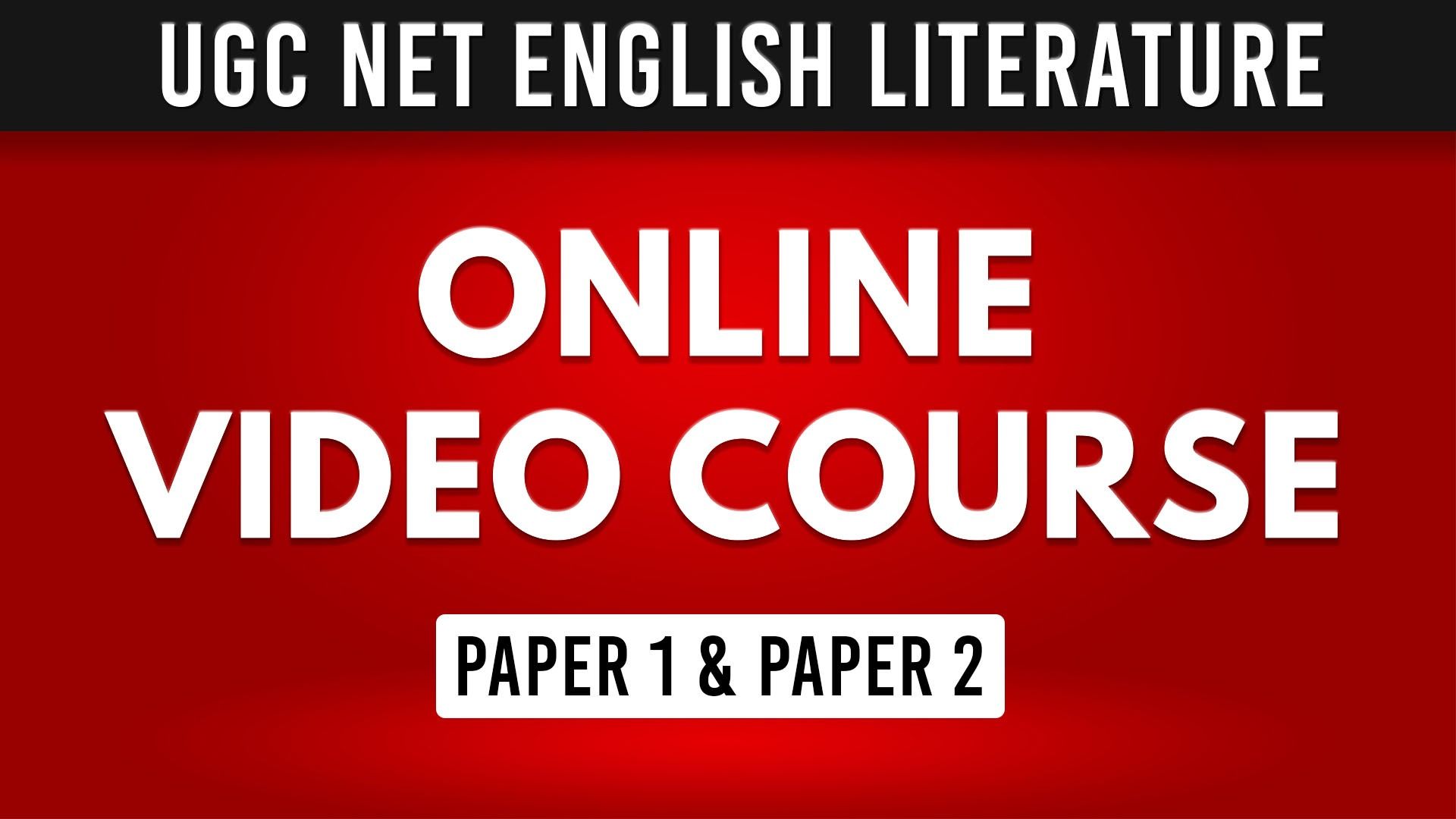 Online Course for UGC NET Paper 1 & Paper 2