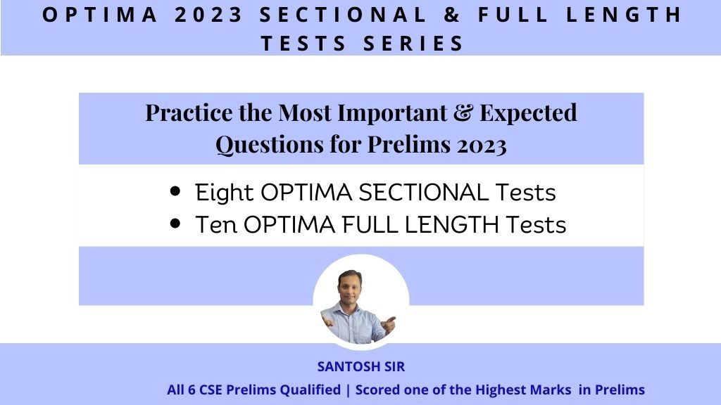 OPTIMA 2023 SECTIONAL & FULL LENGTH TEST SERIES