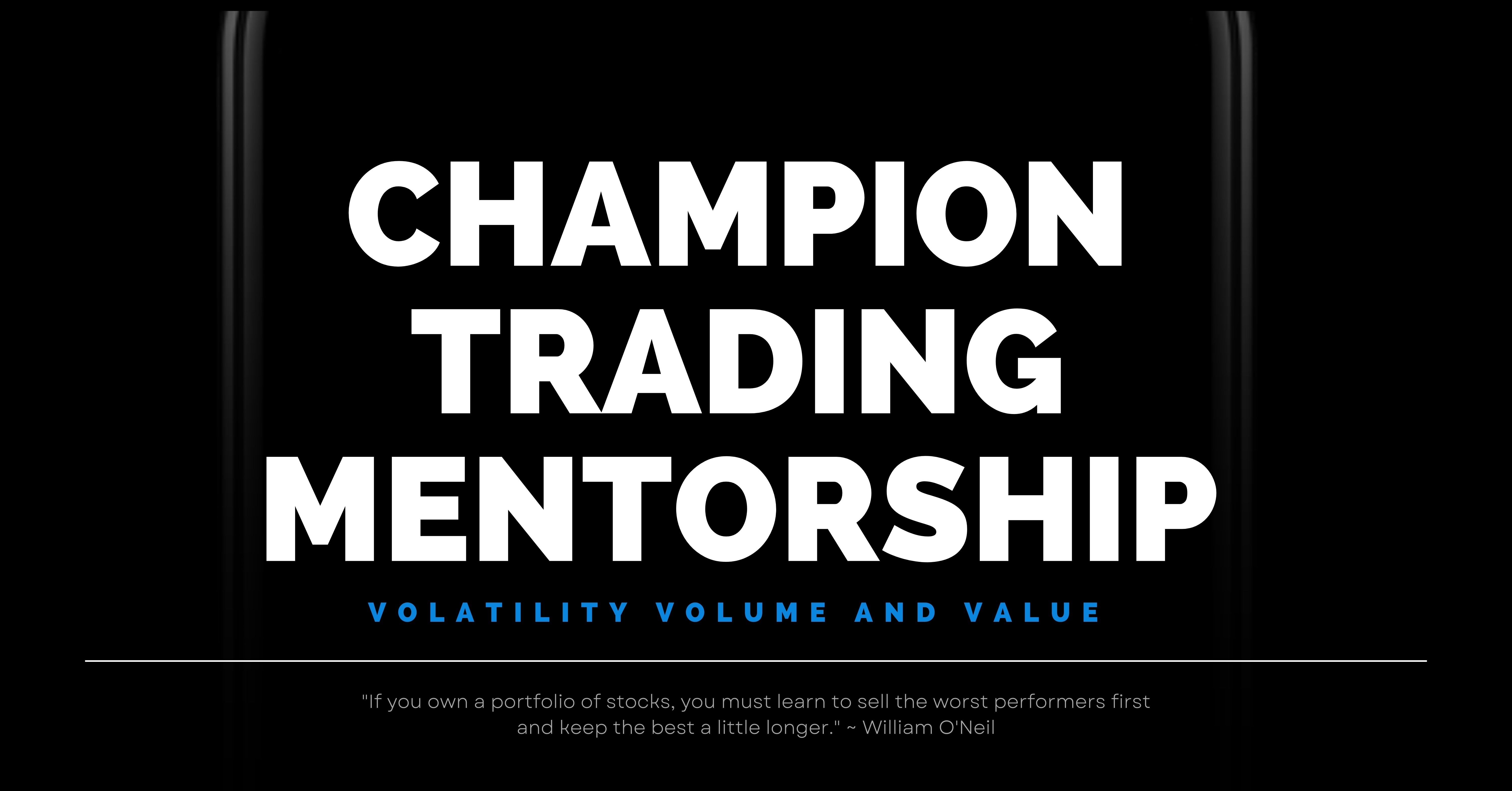 Volatility Volume and Value